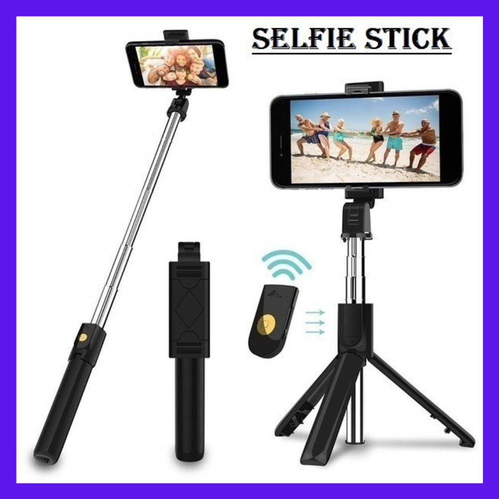 Jual Tripod HP Tongsis Monopod Portable with Bluetooth RemoteTripod HP ...