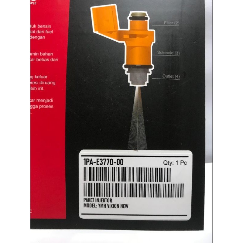 Jual INJECTOR INJEKTOR VIXION NEW NVL ASSY KOMPLIT 2012 1PA-E3770-00 ...