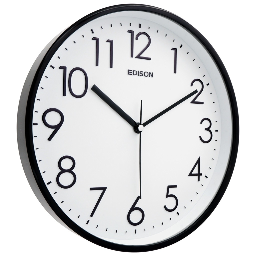 Jual SD89IO Jam Dinding Edison EDW 290 T5 Timbul Diameter 290mm 29cm ...