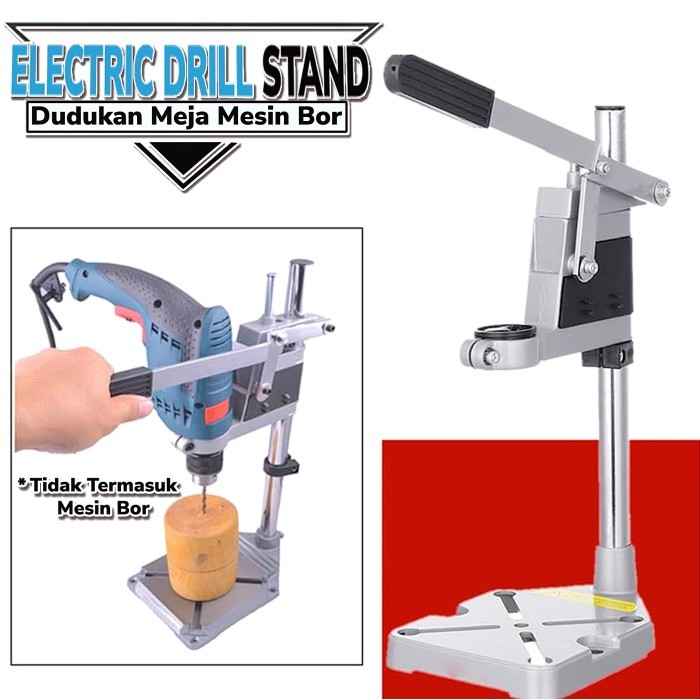Jual Dudukan Meja Mesin Bor Bracket Klem Jepit Bor Duduk Tangan Listrik ...