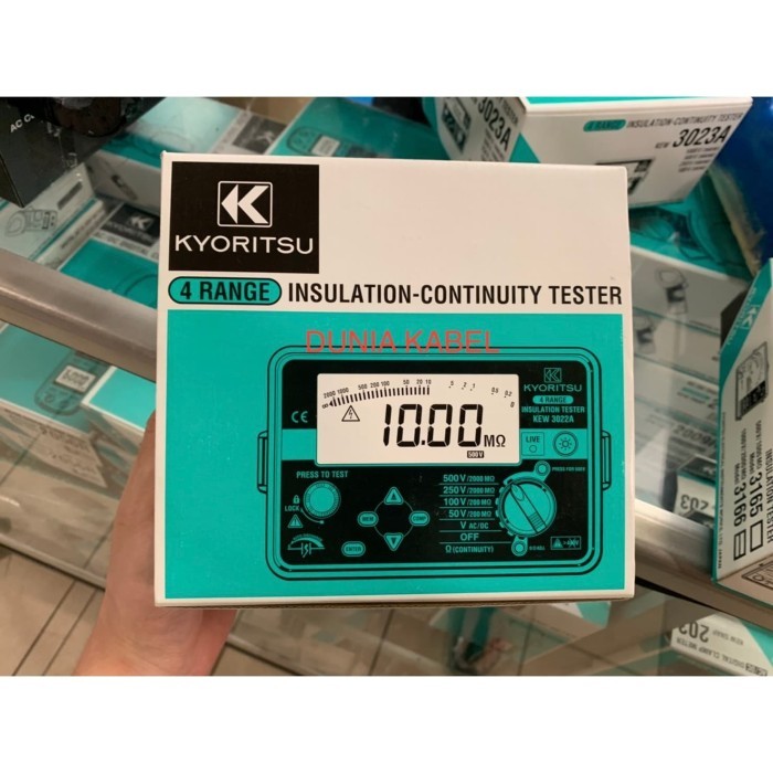 Jual Digital Insulation Continuity Tester / Megger Kyoritsu 3022A ...