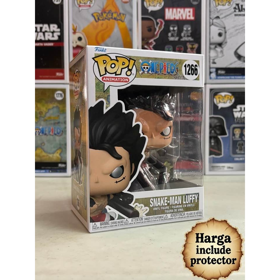Jual Snake-Man Luffy One Piece Funko Pop 1266 Include Protektor ...