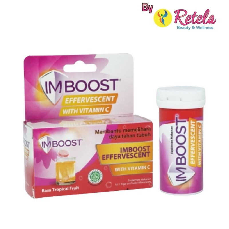 Jual IMBOOST EFFERVESCENT VITAMIN C TROPICAL FRUIT 1 BOTOL 8 TABLET ...
