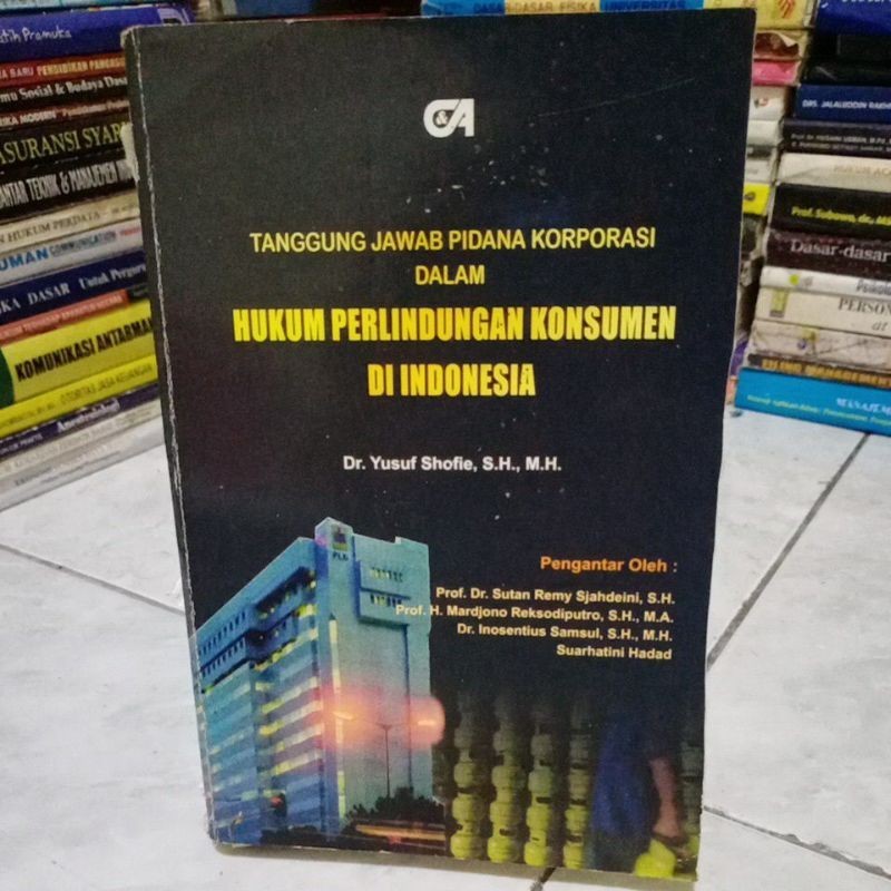 Jual tanggung jawab pidana korporasi dalam Hukum Perlindungan Konsumen di Indonesia _ Yusuf ...