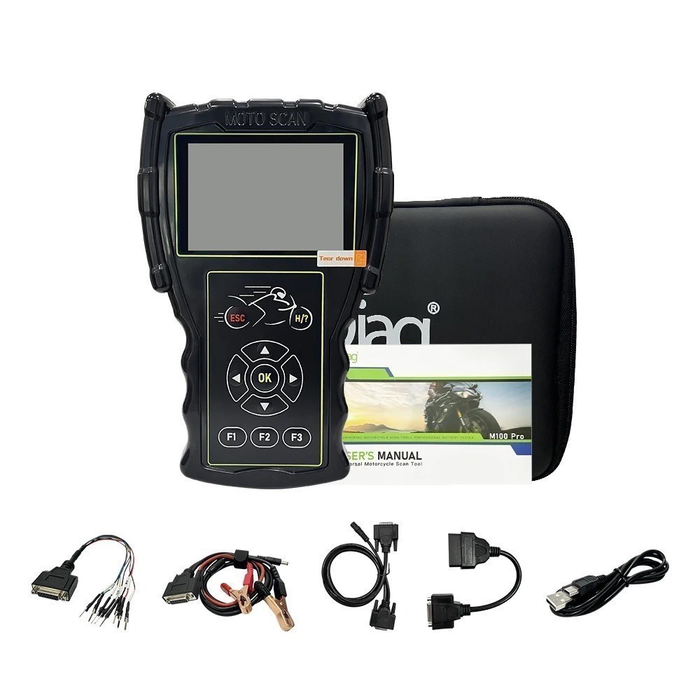 Jual JDIAG M100 PRO OBD2 Motorcycle Diagnostic Tool Scanner Battery ...