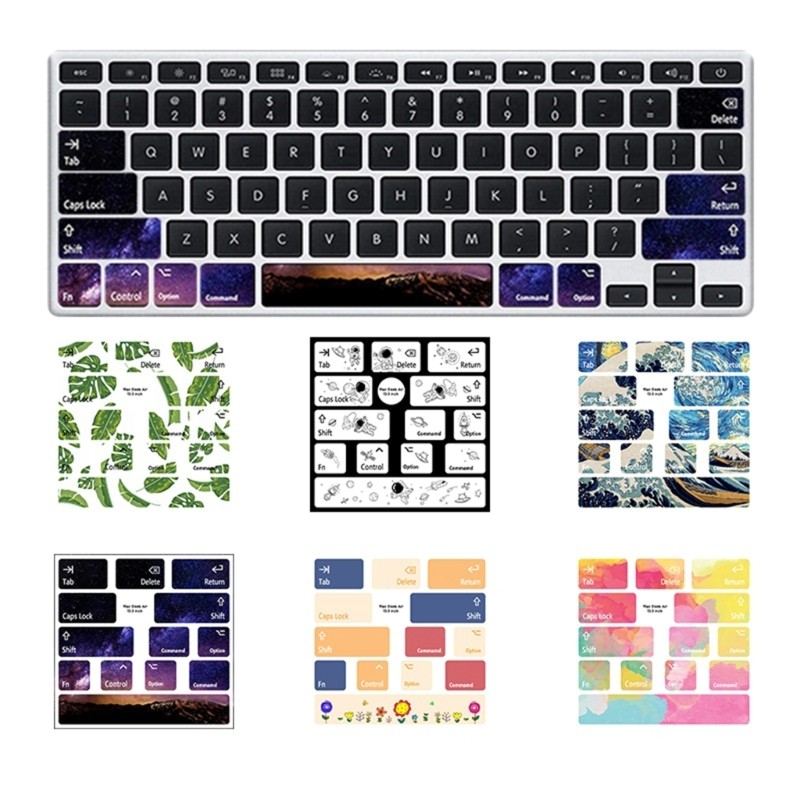 Jual Keyboard Skin Stickers Keyboard Tearable Button Film Cartoon Cute ...
