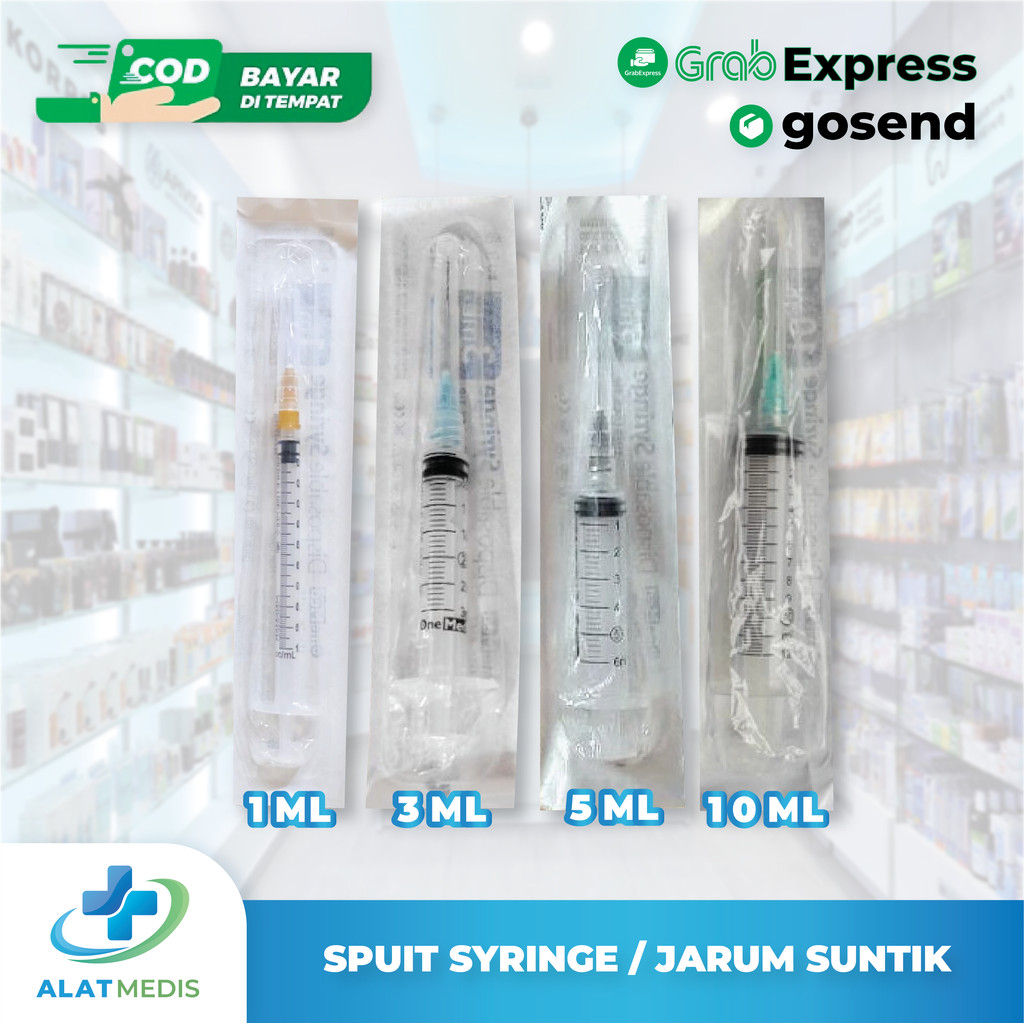 Jual SPUIT 3 CC SYRINGE 3ML ECER | Shopee Indonesia