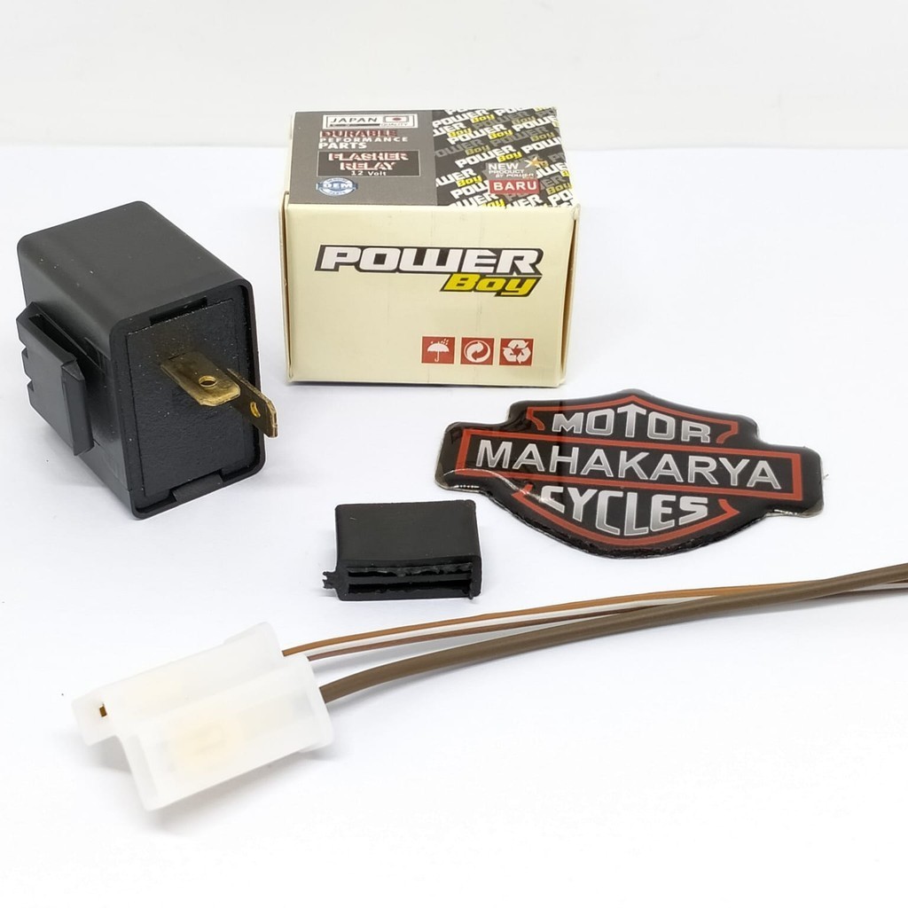 Jual FLASHER SEIN 12V UNIVERSAL RELAY SEN TOMSOL 12V PLUS SOKET ...
