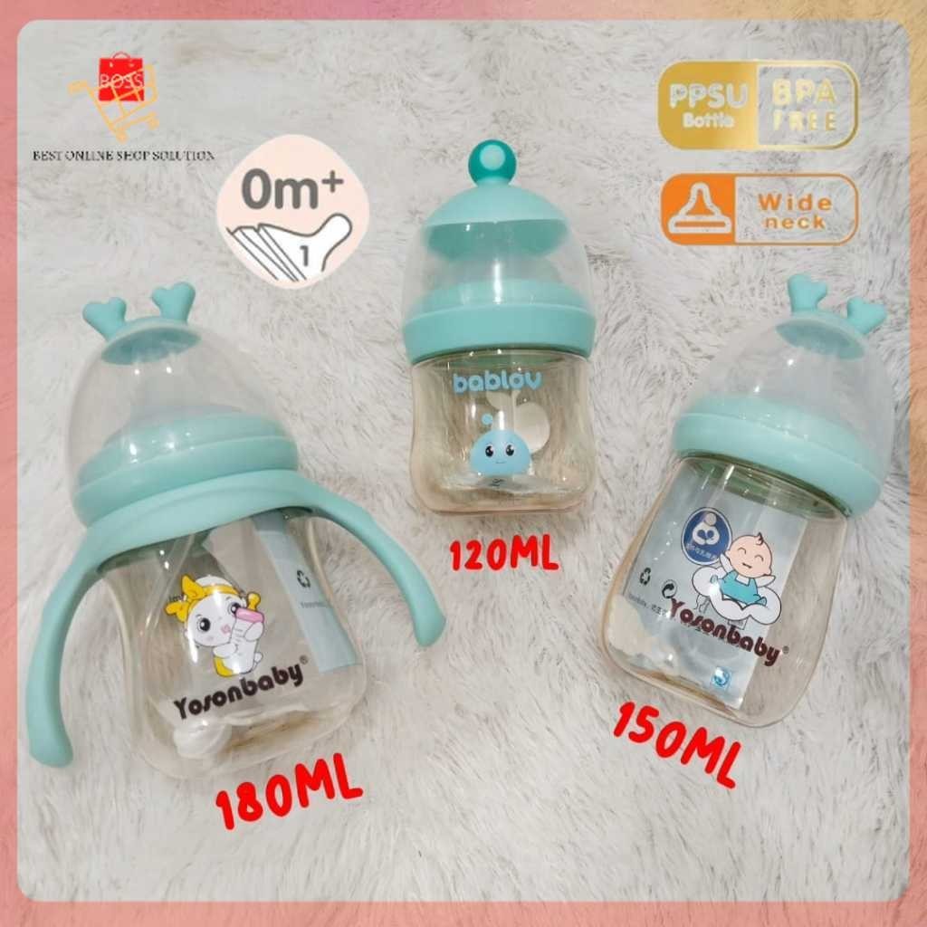Jual Botol Susu Newborn PPSU 120ML 150ML 180ML BPA FREE Botol Susu Bayi Baru Lahir | Shopee ...