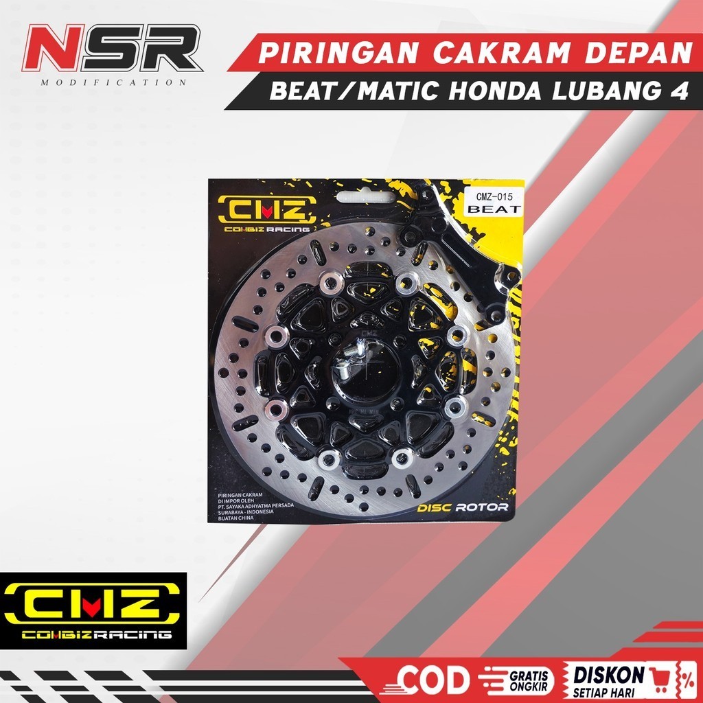 Jual DISC CMZ BULAT BRB 015 Piringan Cakram 260MM Varias BEAT FI POP ...