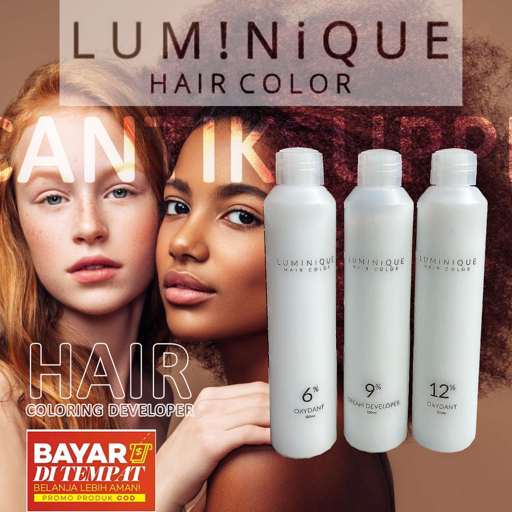 Jual LUMINIQUE Campuran Pewarna Rambut Hair Color Oxydant Developer 6% ...
