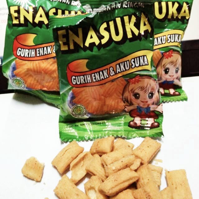 Jual Snack enasuka enak gurih 1pack isi 10pcs dan 20pcs | Shopee Indonesia