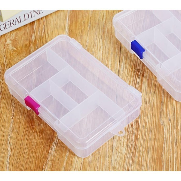 Jual Kotak Plastik Kecil Penyimpanan Barang / Obat dengan Lubang ...