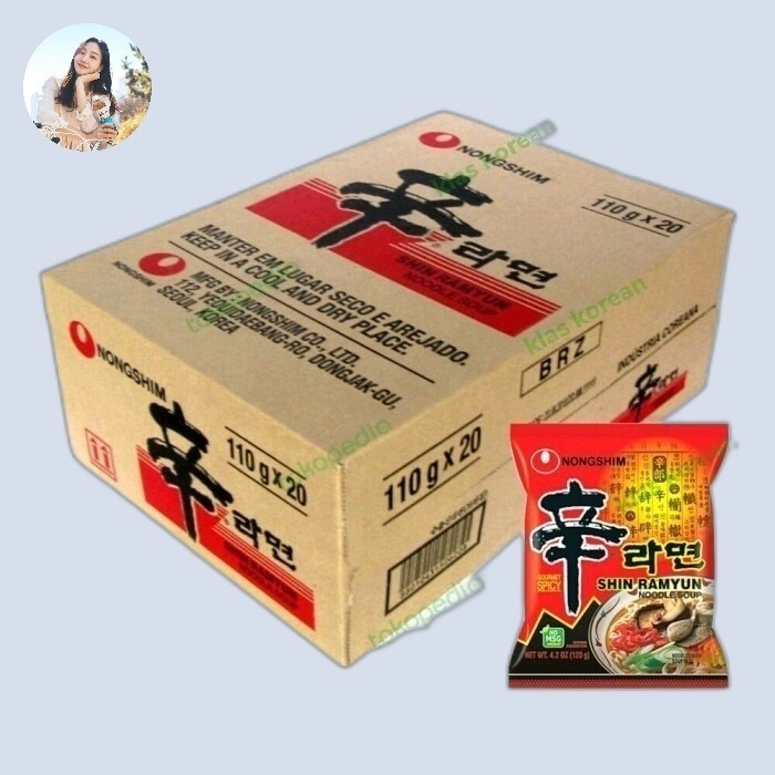 Jual Nongshim Shin ramyun 1 box made in korea( 20 pack ) | Shopee Indonesia