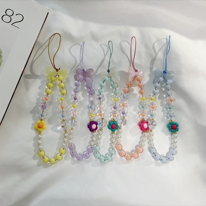 Jual Telepon Lanyard Portabel Ins Handmade Manik-Manik Kristal Lanyard ...