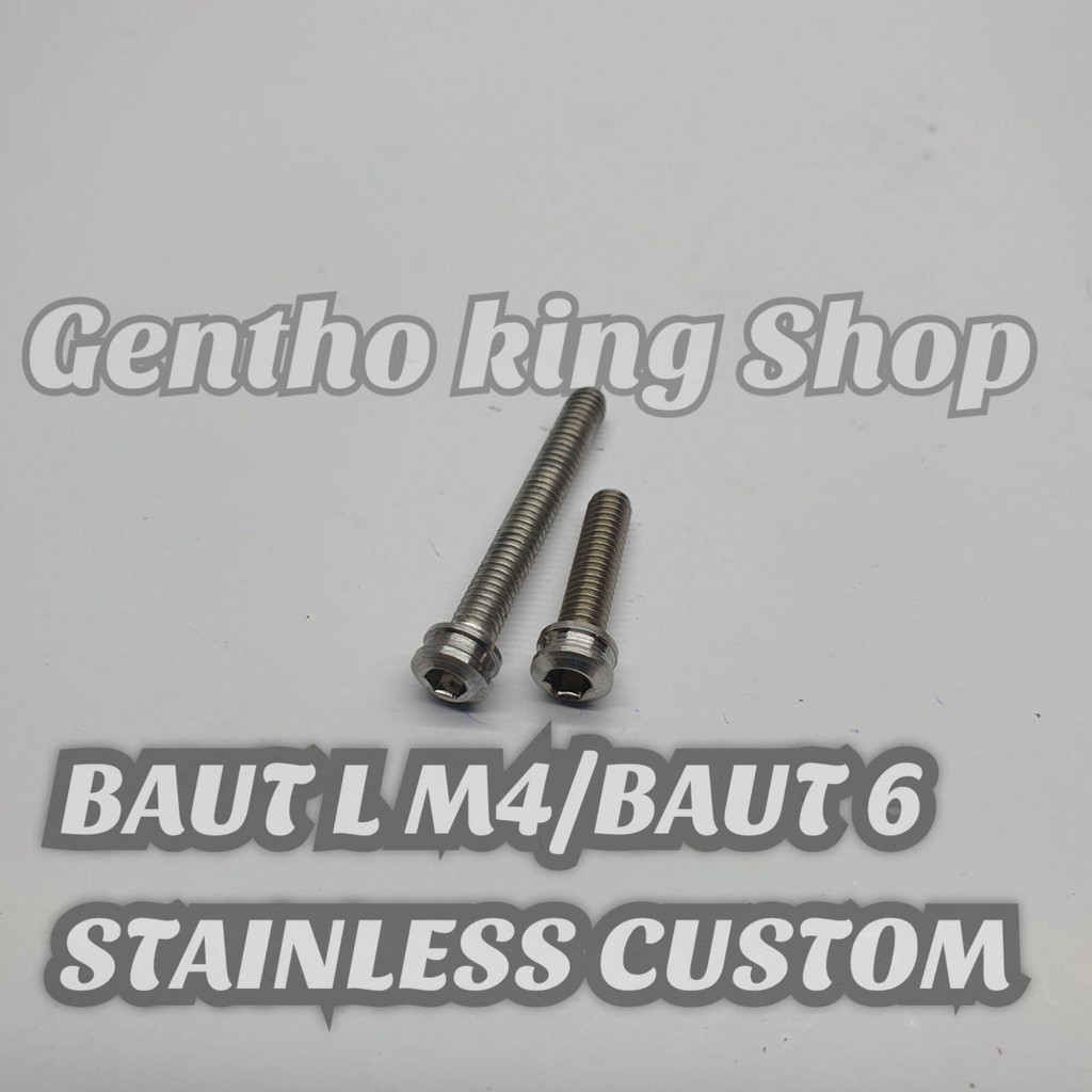 Jual BAUT L M4/BAUT 6 CUSTOM PROBOLT STAINLESS 304 UNIVERSAL ALL MOTOR ...