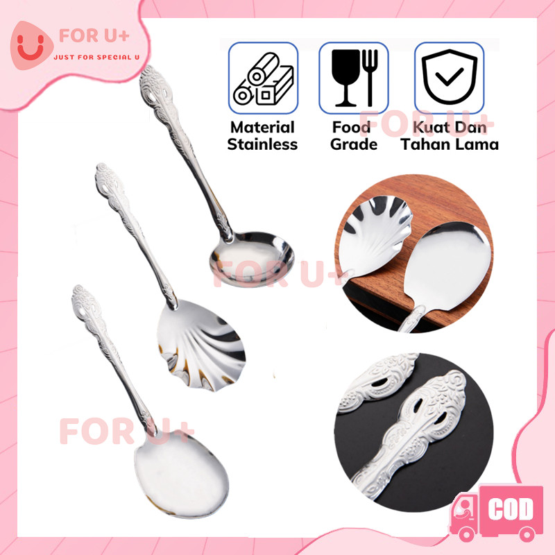 Jual Sendok Soup / Stainless Wayang Sendok Sup / Sendok Sayur Lauk ...