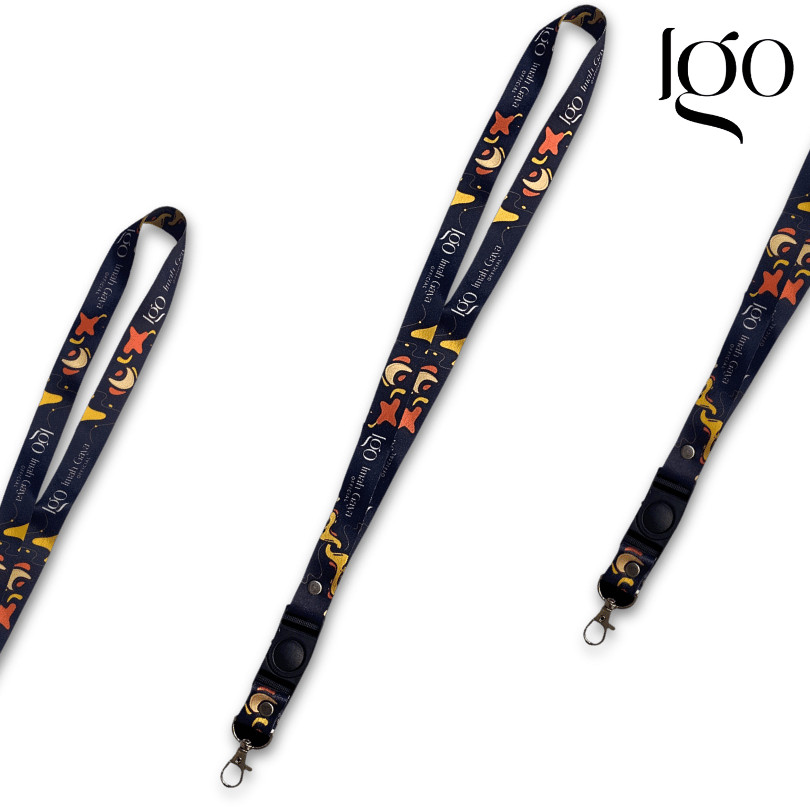 Jual Lanyard Craft Tali ID CARD Igo / cetak 2 sisi bahan Tali Tissue ...