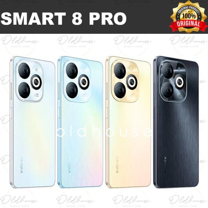 Jual INFINIX SMART 8 PRO 8/128GB [8+4/128GB] GARANSI RESMI | Shopee Indonesia