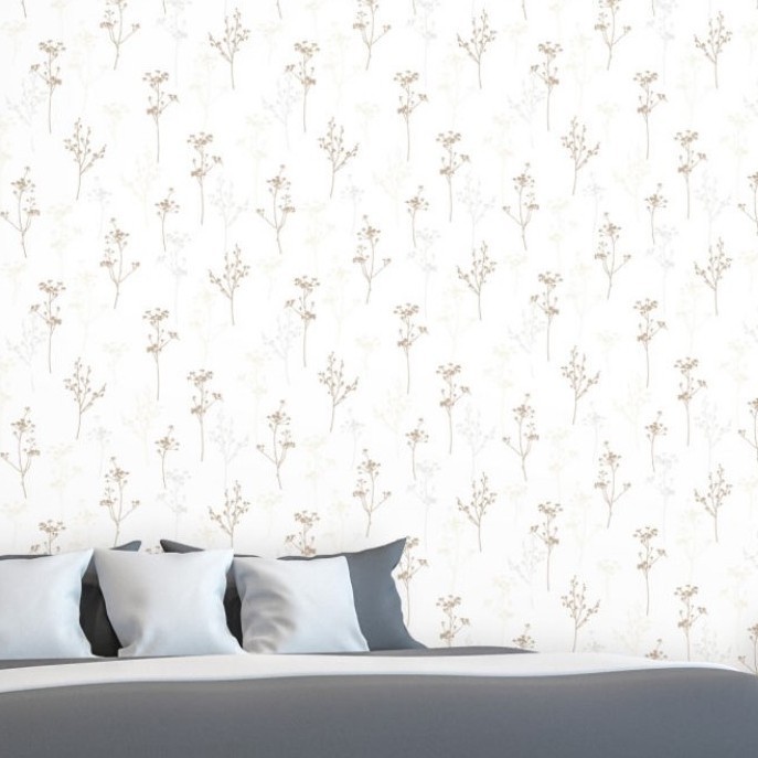 Jual WALLPAPER DINDING MOTIF BUNGA WARNA SOFT ELEGANT PREMIUM KOREA ...