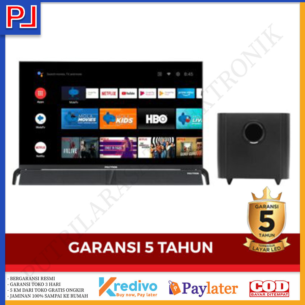Jual TV SMART POLYTRON SOUNDBAR 55 INCH 4K (INCLUDE SOUNDBAR) | Shopee ...