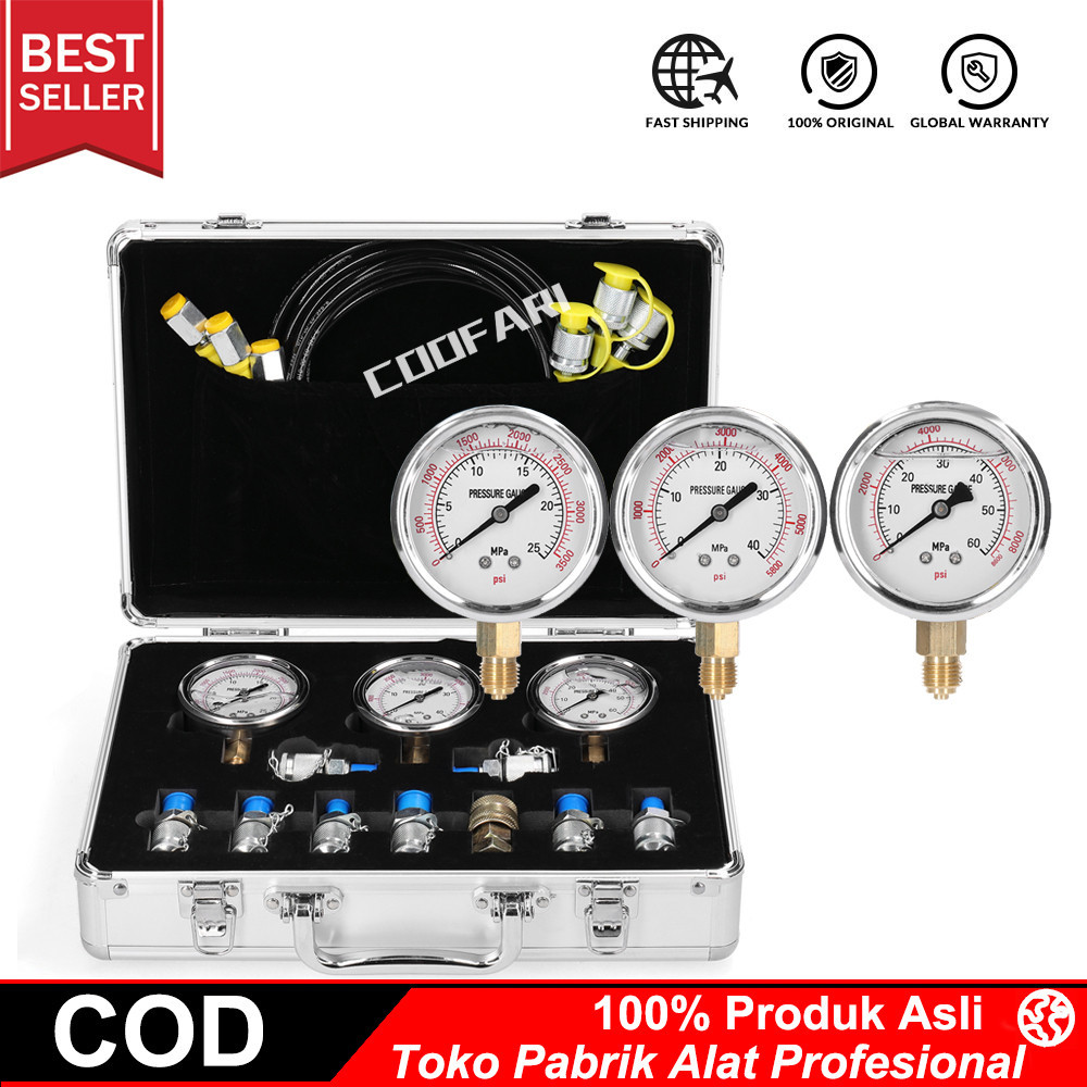 Jual Kit Tester Pegasan Hidrolik untuk Excavator dengan Hubungan Coba ...