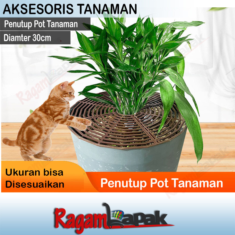 Jual Penutup Pot Tanaman Tutup Pot Tutup Media Tanam dia. 30cm | Shopee ...