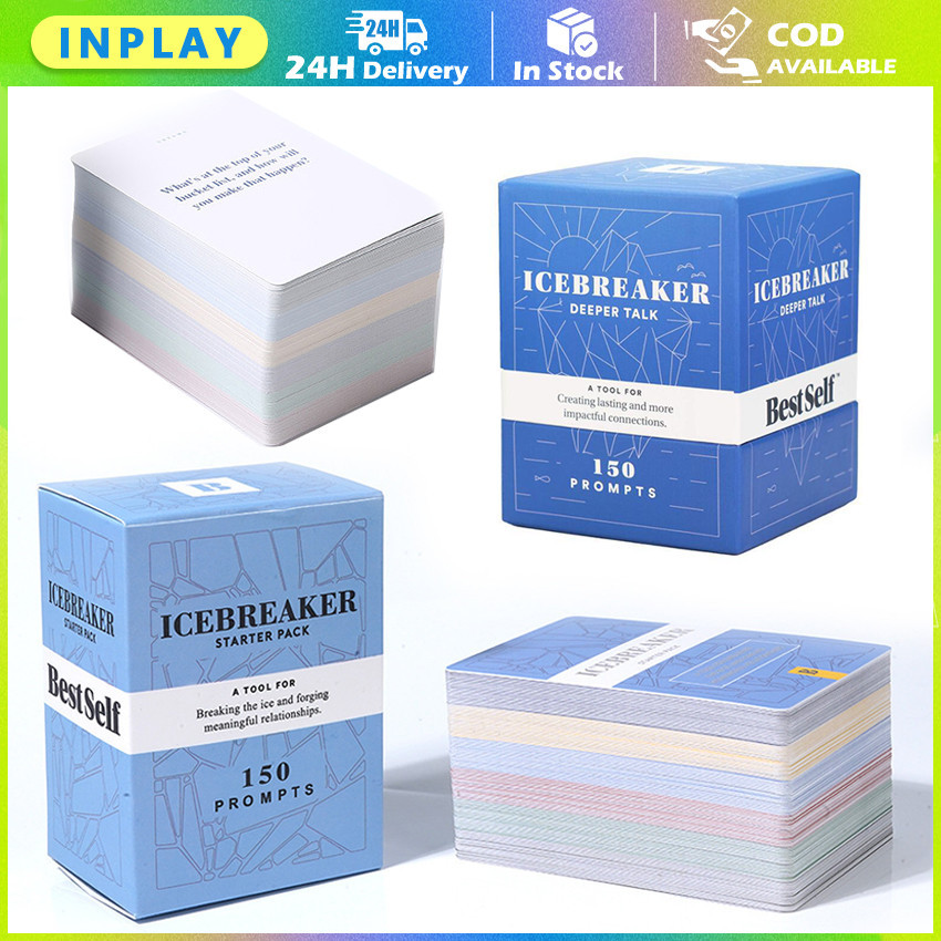 Jual Icebreaker Deep Talk Conversation Game Cards / Icebreaker Starter ...