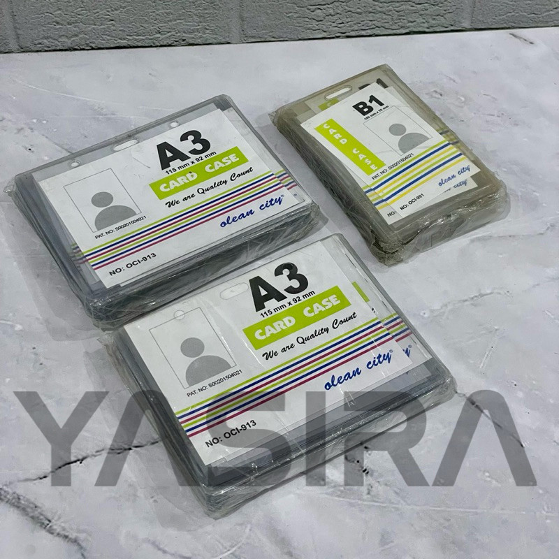 Jual SATU PACK 20 PCS Name Tag A3 IdCard Id Card Holder B1 | Shopee ...