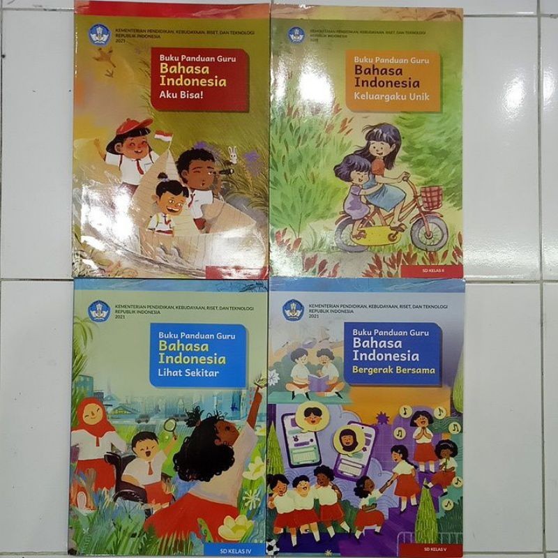 Jual Buku Panduan Guru Bahasa Indonesia SD/MI kelas 1,2,4,5 Kurikulum Merdeka | Shopee Indonesia