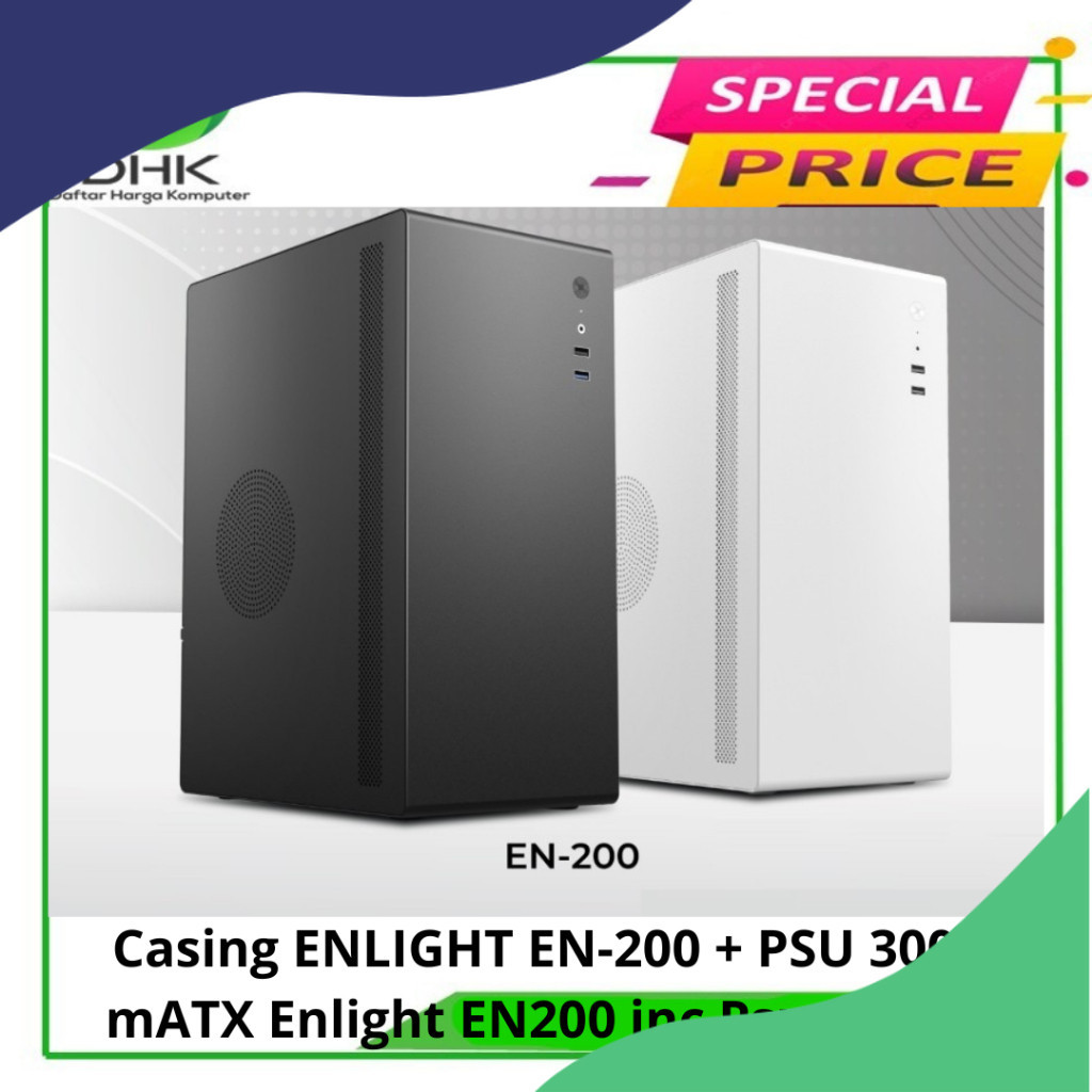 Jual Casing ENLIGHT EN-200 + PSU 300W free 1fan | nusantaratechkomputer ...