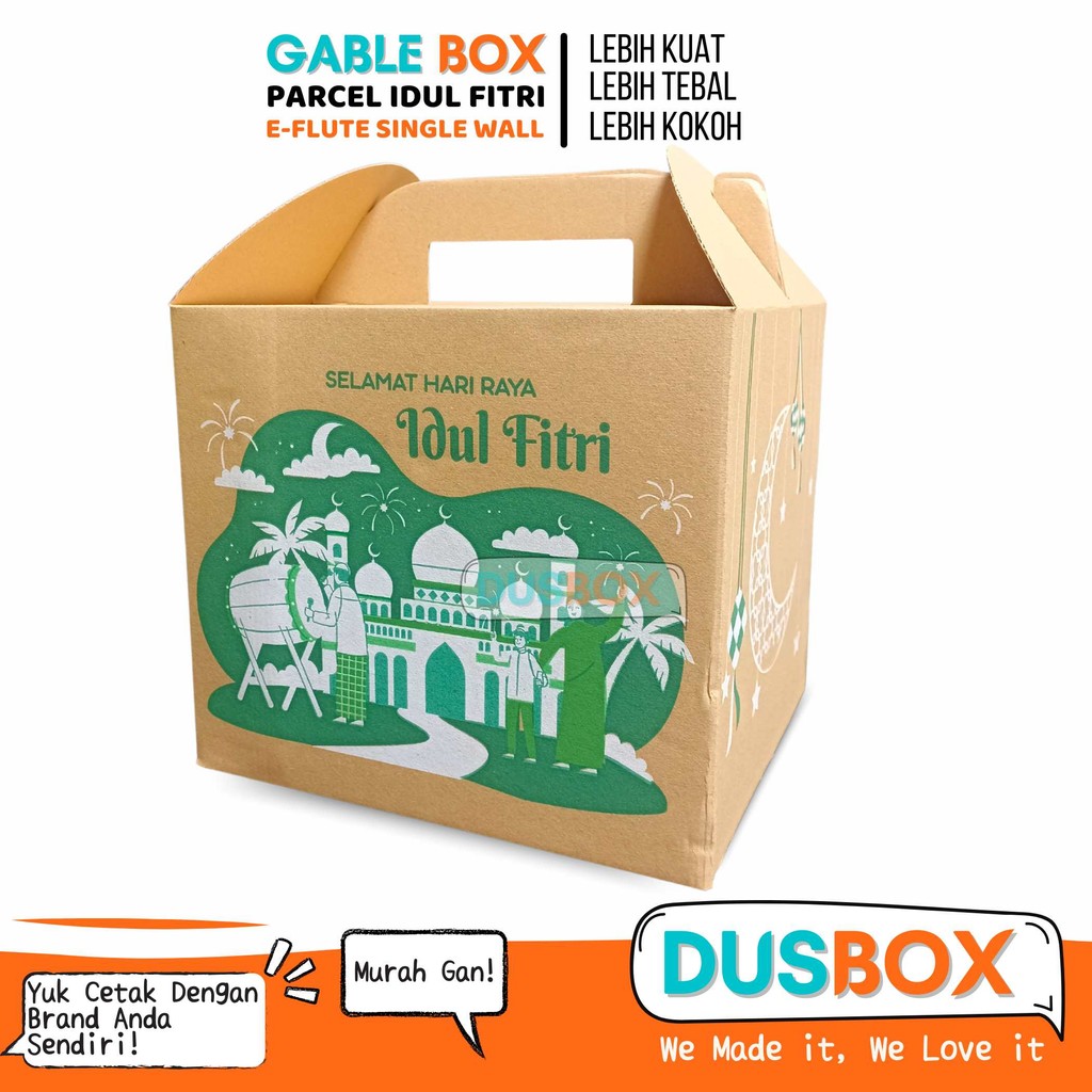 Jual Dus Parcel 30x26x26 Motif / Gable Box Parcel / Kardus Parcel / Dus ...