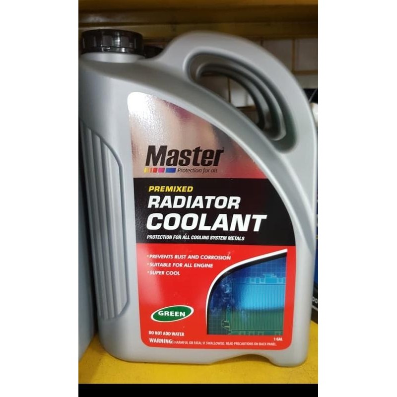 Jual Air Radiator Coolant Master Premixed Green 4 lt -63773 | Shopee ...
