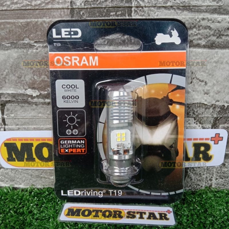 Jual LAMPU BOHLAM LED T19 OSRAM 12V H6/M5/K1 PUTIH UNIVERSAL BEBEK & MATIC | Shopee Indonesia