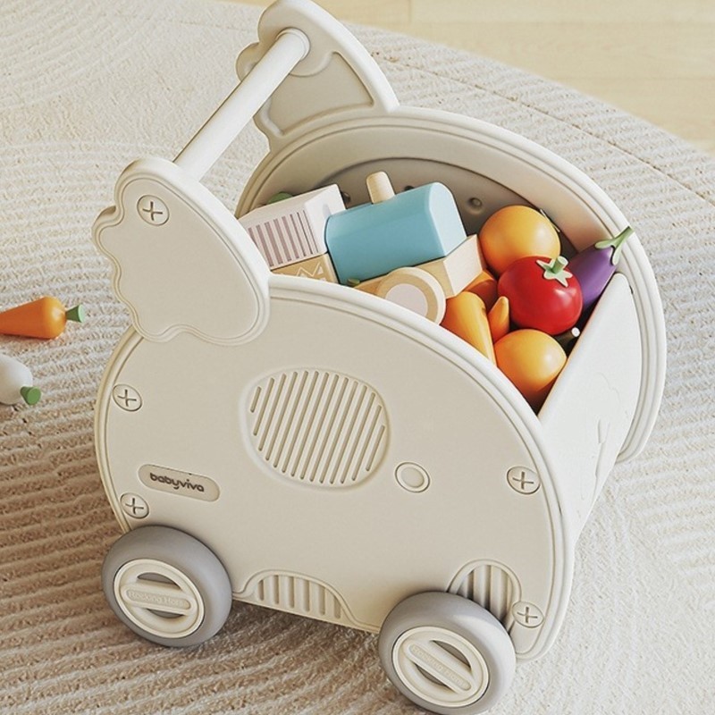 Jual DokiToy Children's Shopping Cart Snack Toy Storage Rack Storage ...