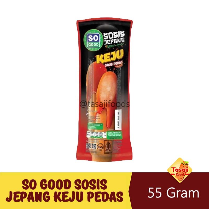 Jual So Good Sosis Jepang Keju Saus Pedas 55 Gram Frozen Food | Shopee ...