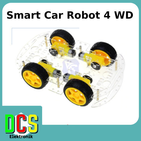 Jual KIT SMART CHASSIS CHASIS 4WD ROBOT CAR MOBIL ARDUINO | Shopee ...