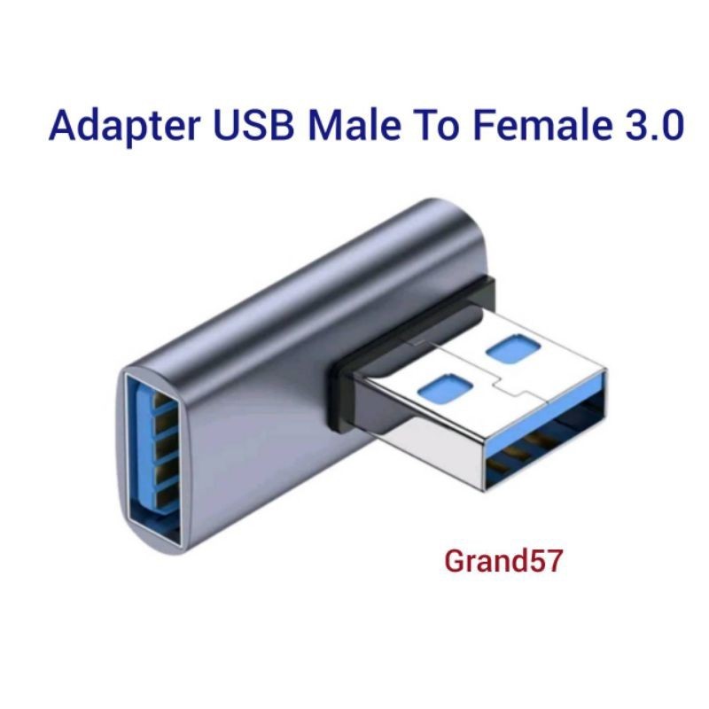 Jual KJ Adapter Konverter USB Male To Female USB 3.0 OTG Type A ...