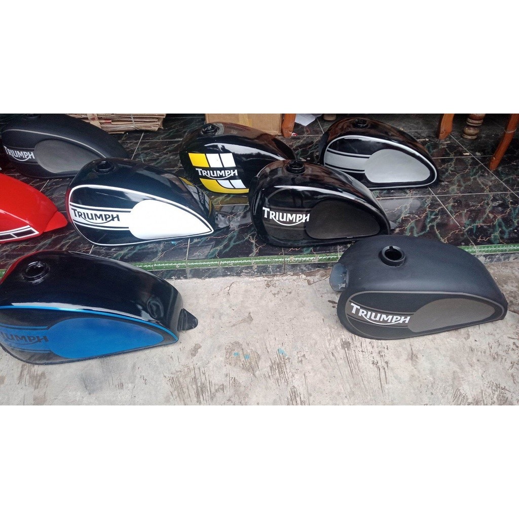 Jual [GM] TANGKI MOTOR MODEL CUSTOM TENGKI JAPSTYLE BOBBER SCRAMBLER ...