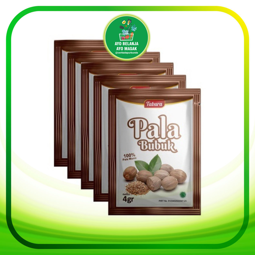 Jual Pala Bubuk TABURA 4 gram sachet | Shopee Indonesia