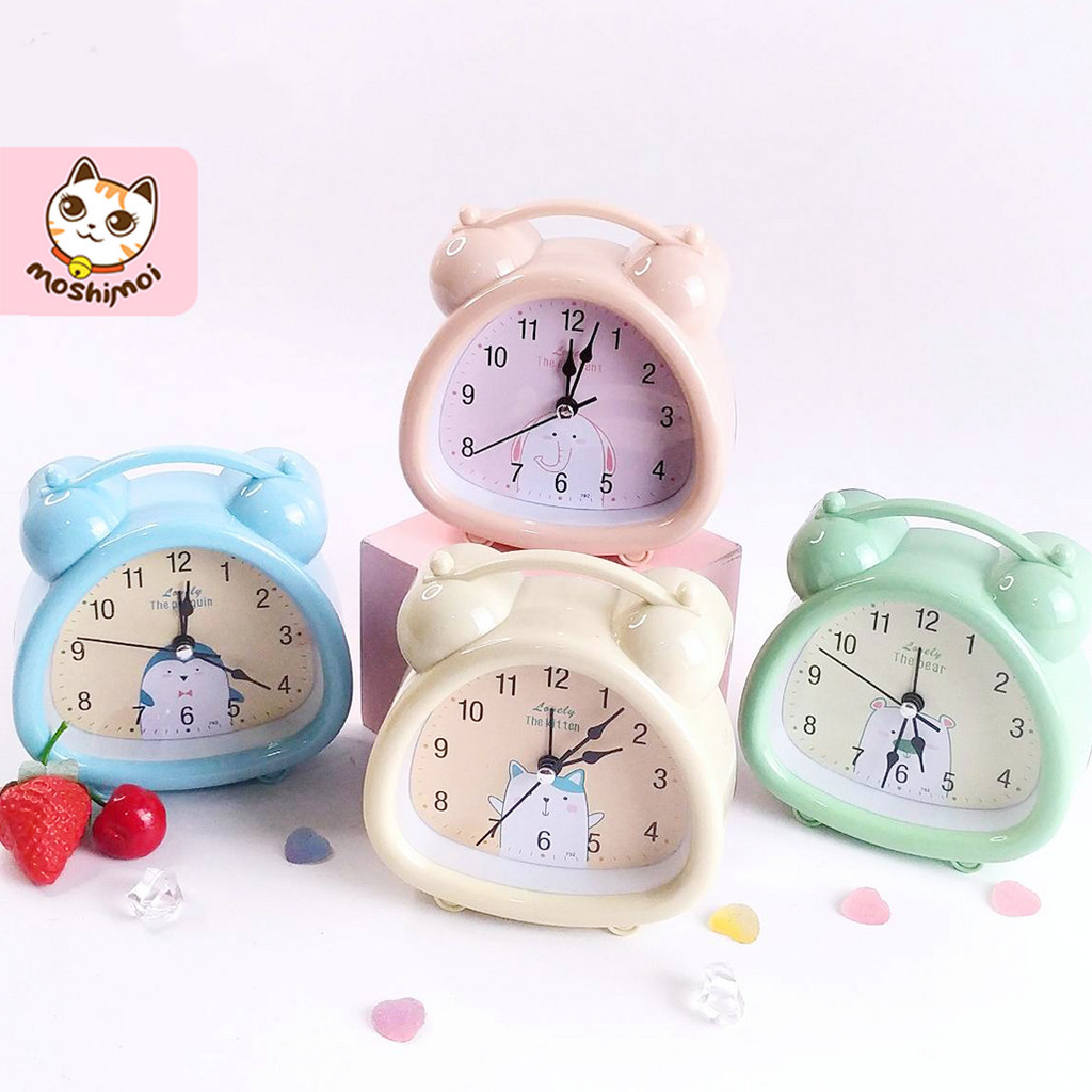 Jual Jam Alarm Klasik / Jam Weker Klasik / Jam Meja Estetik Segitiga ...
