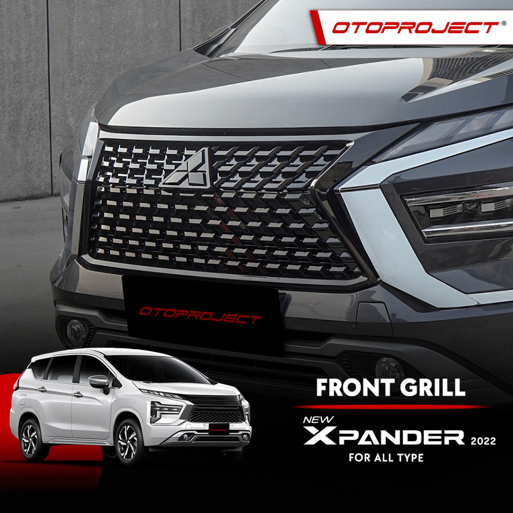 Jual Otoproject - Front Grill A.N Xpander 2022 V2 Glossy Black | Shopee ...