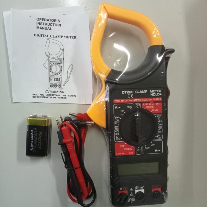 Jual Tang ampere digital clamp meter DT-266 -JJN47 | Shopee Indonesia