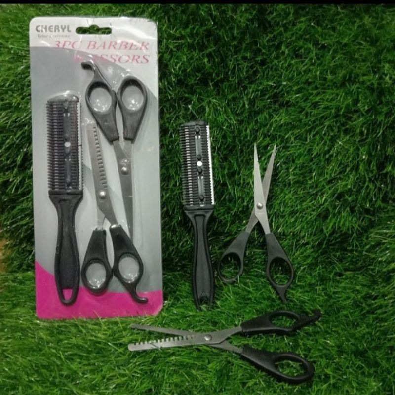 Jual GUNTING RAMBUT SASAK CHERYL SET GUNTING RAMBUT SASAK ISI 3 PCS ...