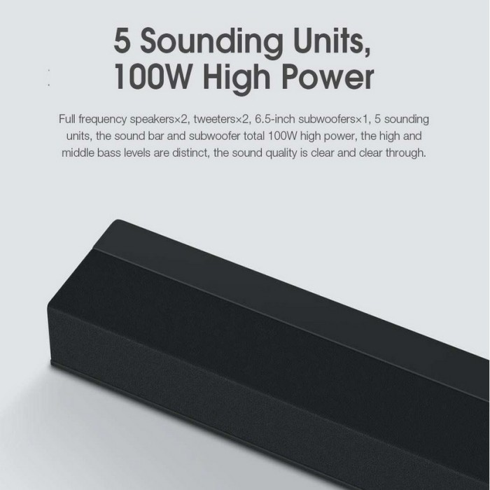 Jual Mi TV Soundbar 2.1 Wireless Home Theater Subwoofer 100W Mi Sound ...