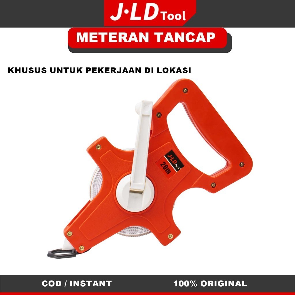 Jual JLD Meteran Tancap 20m/30m/50m/100m / Meteran Tanah / Meteran Rol ...