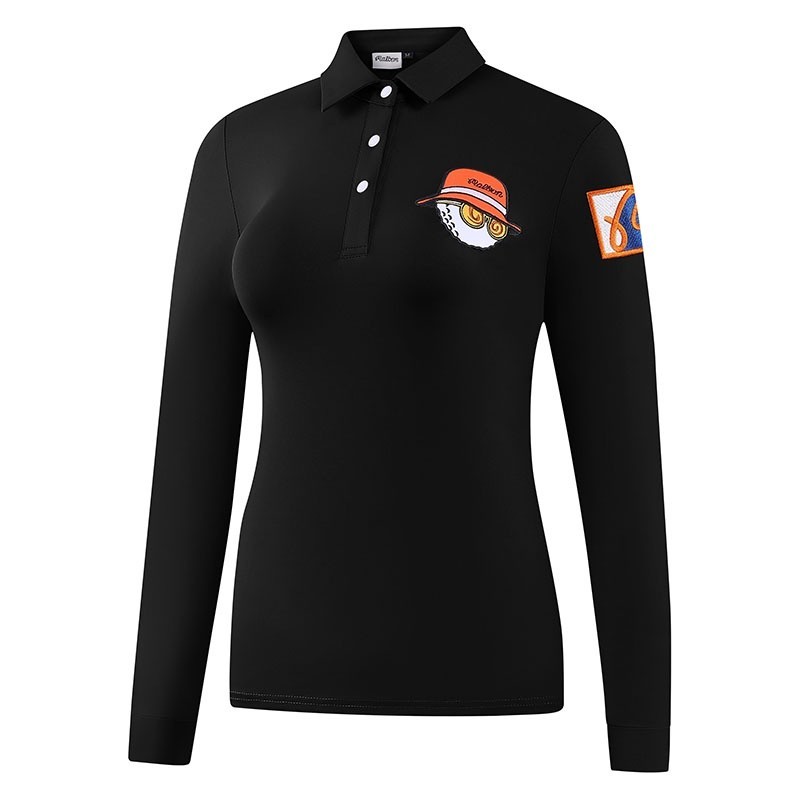 Jual Polo Shirt Baju Golf Wanita Long Sleeve Polyester WST-8922_Pre ...