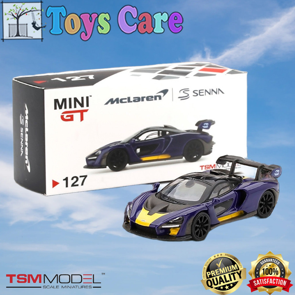 Jual MINI GT 127 McLAREN SENNA PURPLE YELLOW - ELVA EVIJA EXOTIC SPORT ...