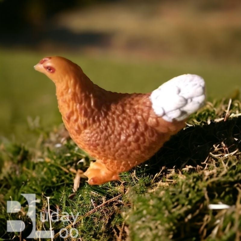 Jual Mainan Binatang Miniatur Ayam Betina 3 cm i10 Maket Diorama Hewan ...