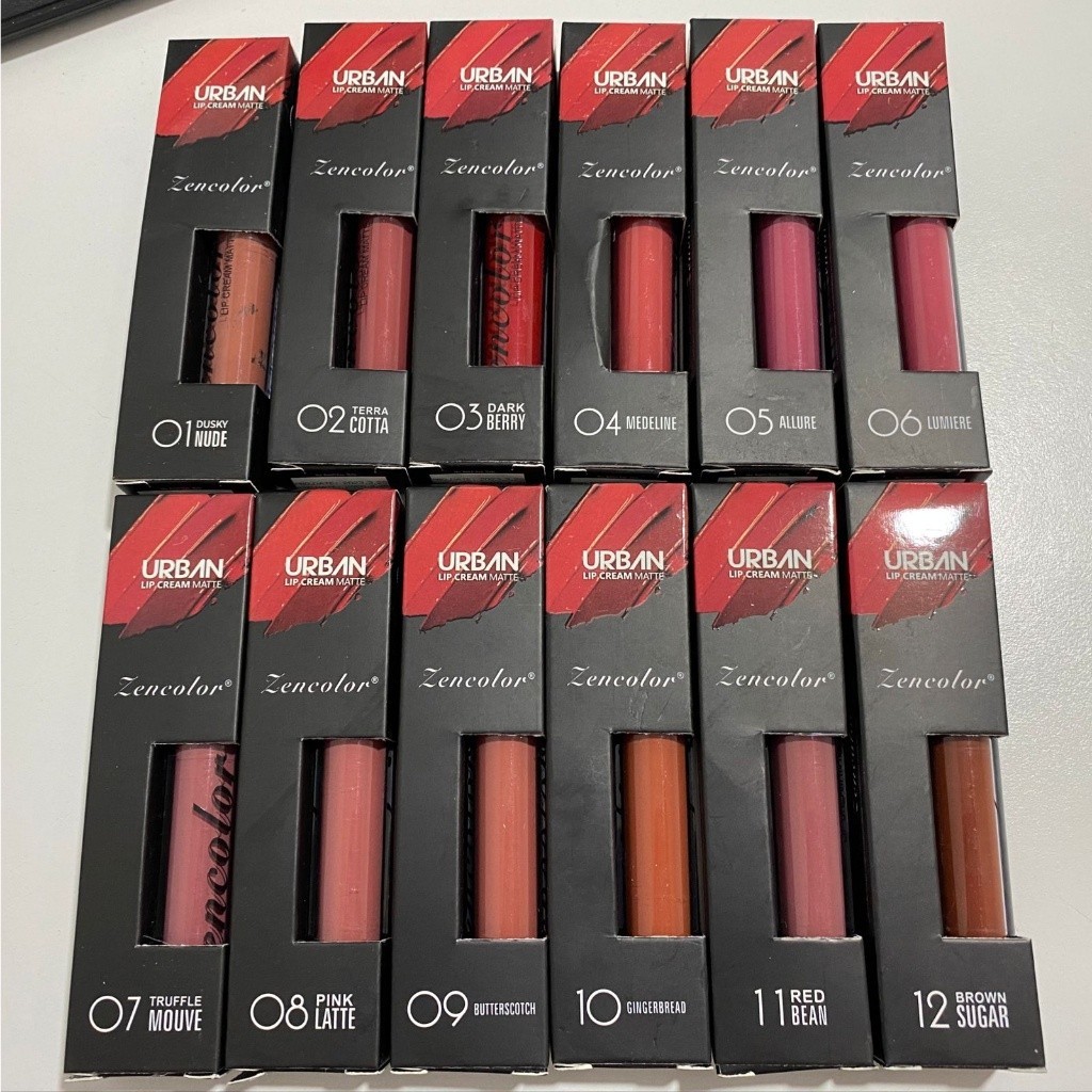 Jual ZENCOLOR URBAN MATTE LIPCREAM | Shopee Indonesia